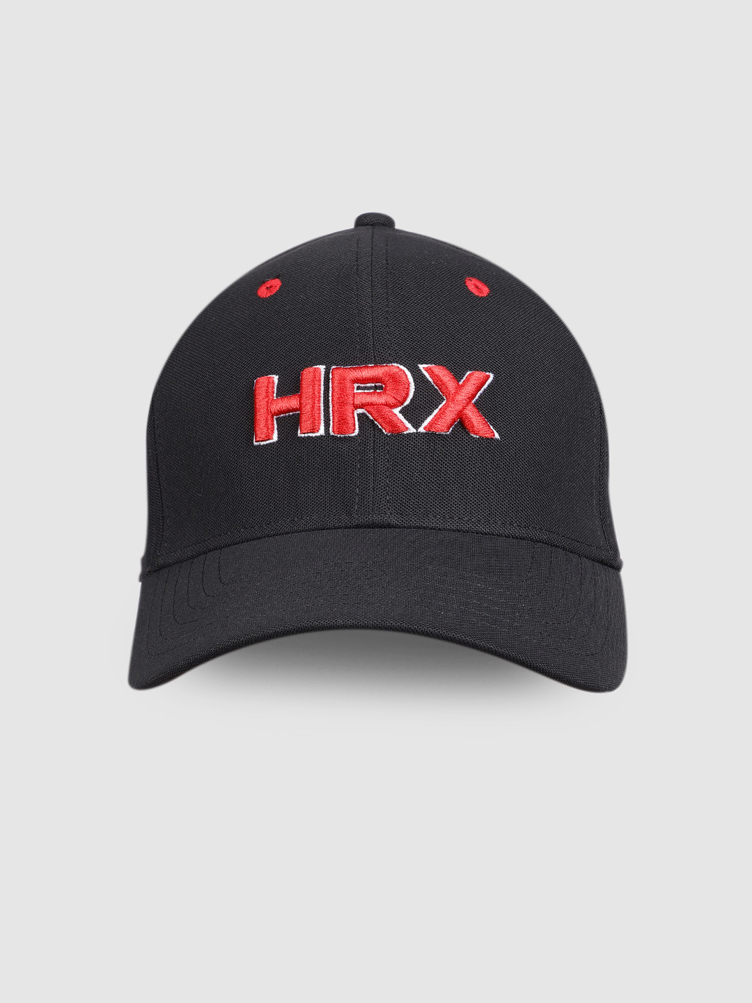Buy HRX By Hrithik Roshan Unisex Black Embroidered Baseball Cap - Caps ...