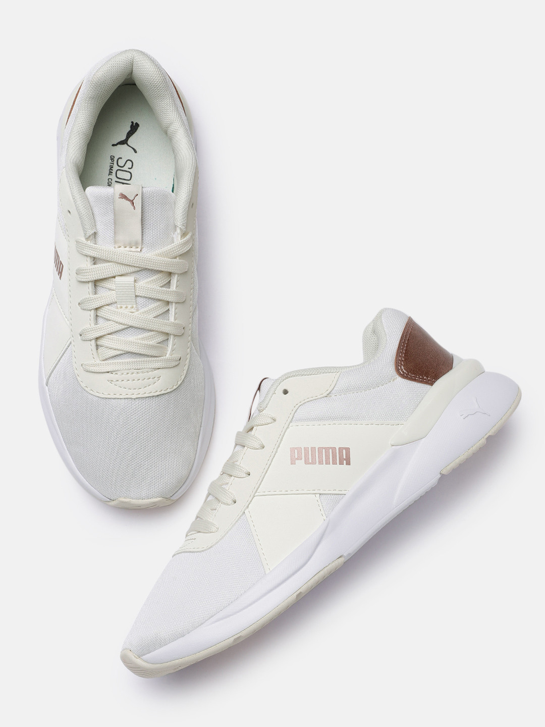 Buy Puma Women Beige Rose Raw Metallics Sneakers - Casual Shoes for ...