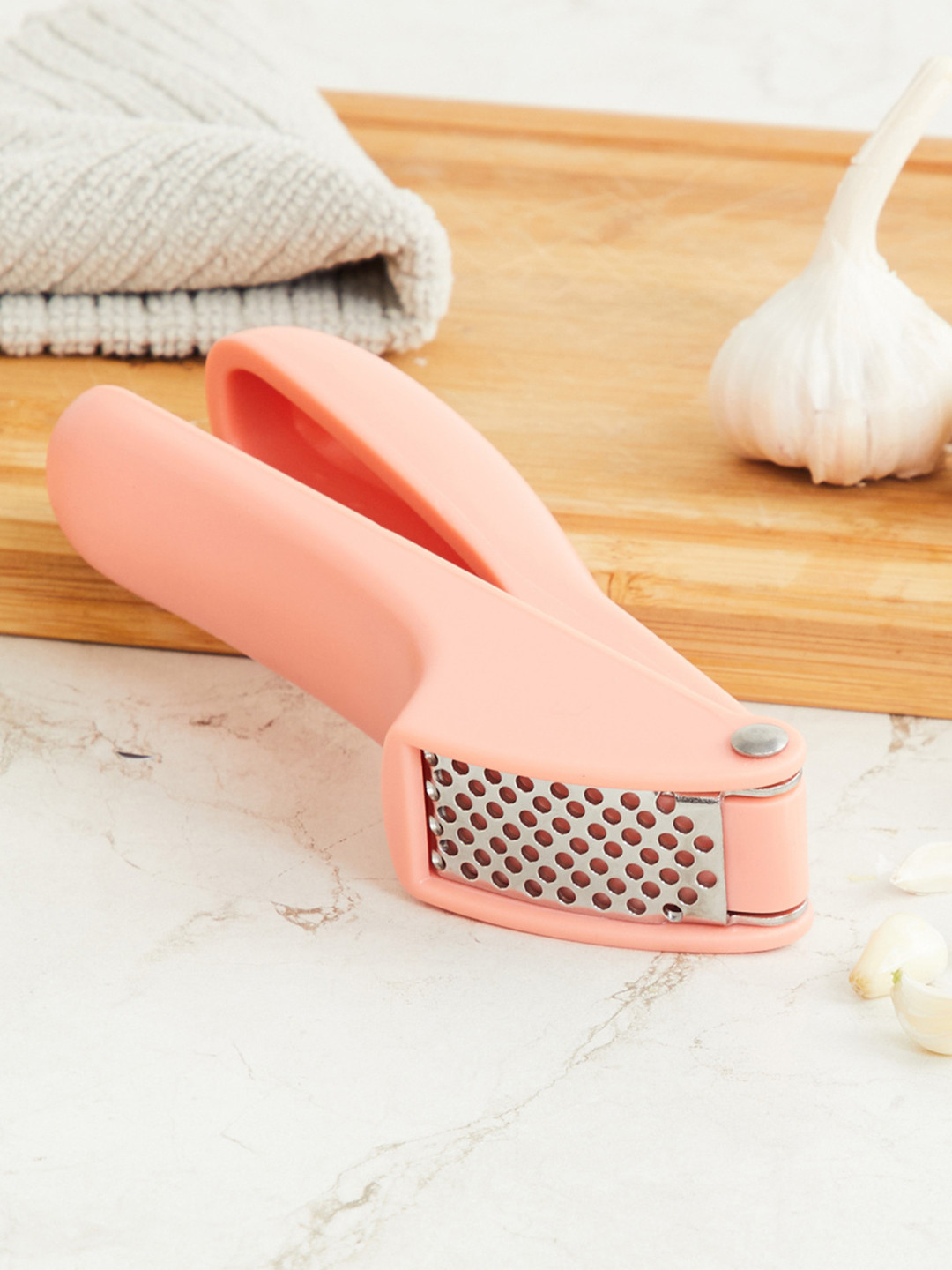 Buy Home Centre Pink Rosemary Springfield Stainless Steel Garlic Press ...