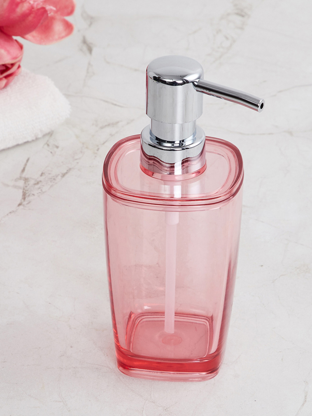 Buy Home Centre Medley Pink Soap Dispenser - Loofah Sponges And Brushes ...