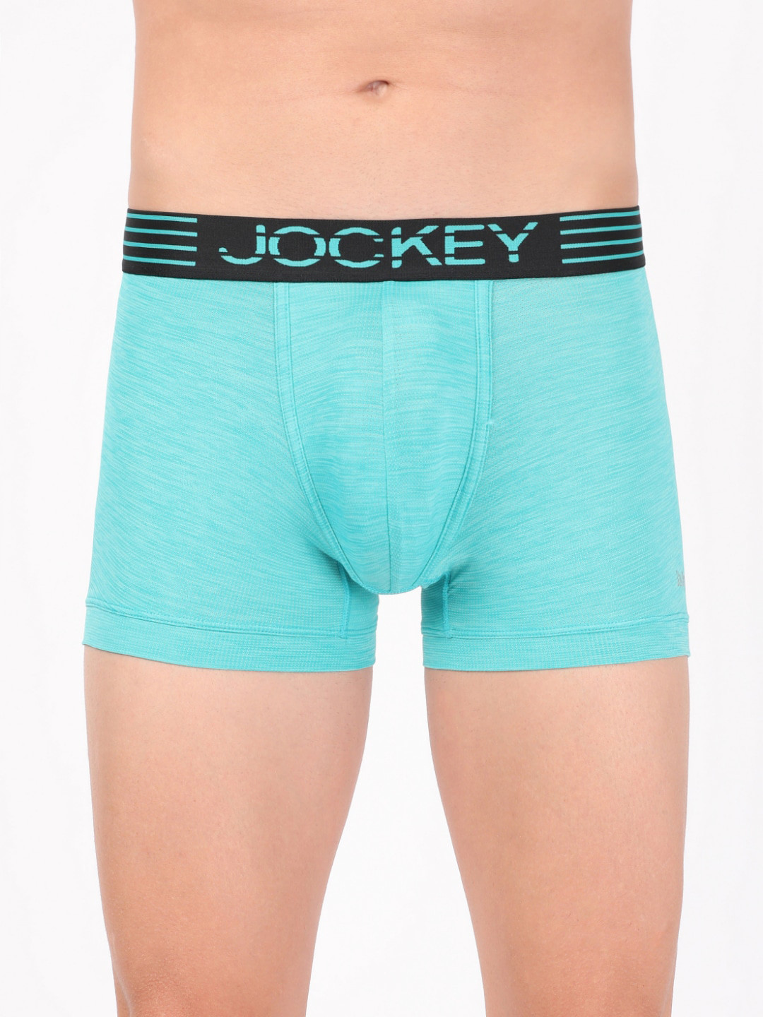 Buy Jockey Move Collection Men Caribbean Turquoise Solid Micro Touch ...