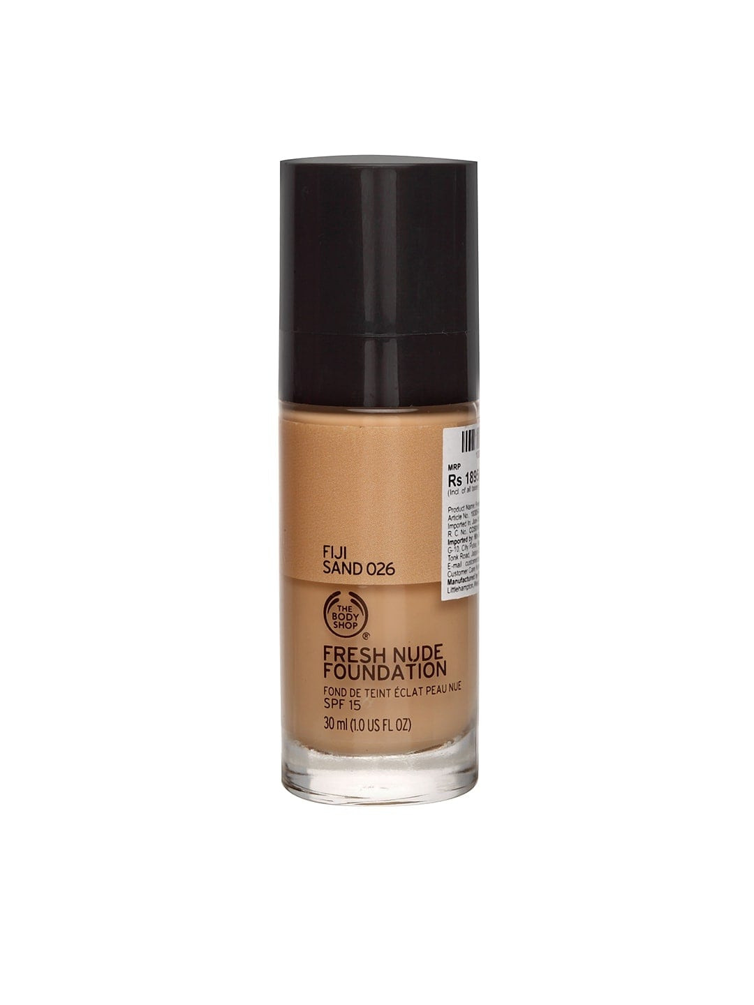 Buy THE BODY SHOP Fresh Nude SPF 15 Sustainable Foundation Fiji Sand ...