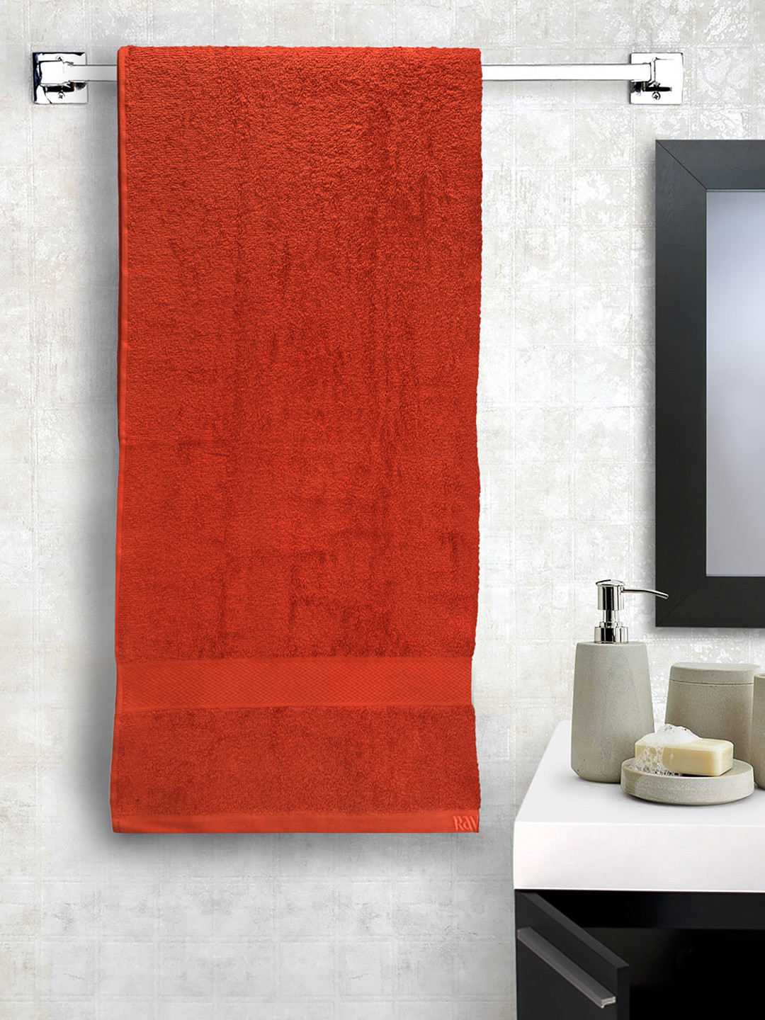 Buy Raymond Home Rust Brown Bath Towel - Bath Towels for Unisex 1700134 ...