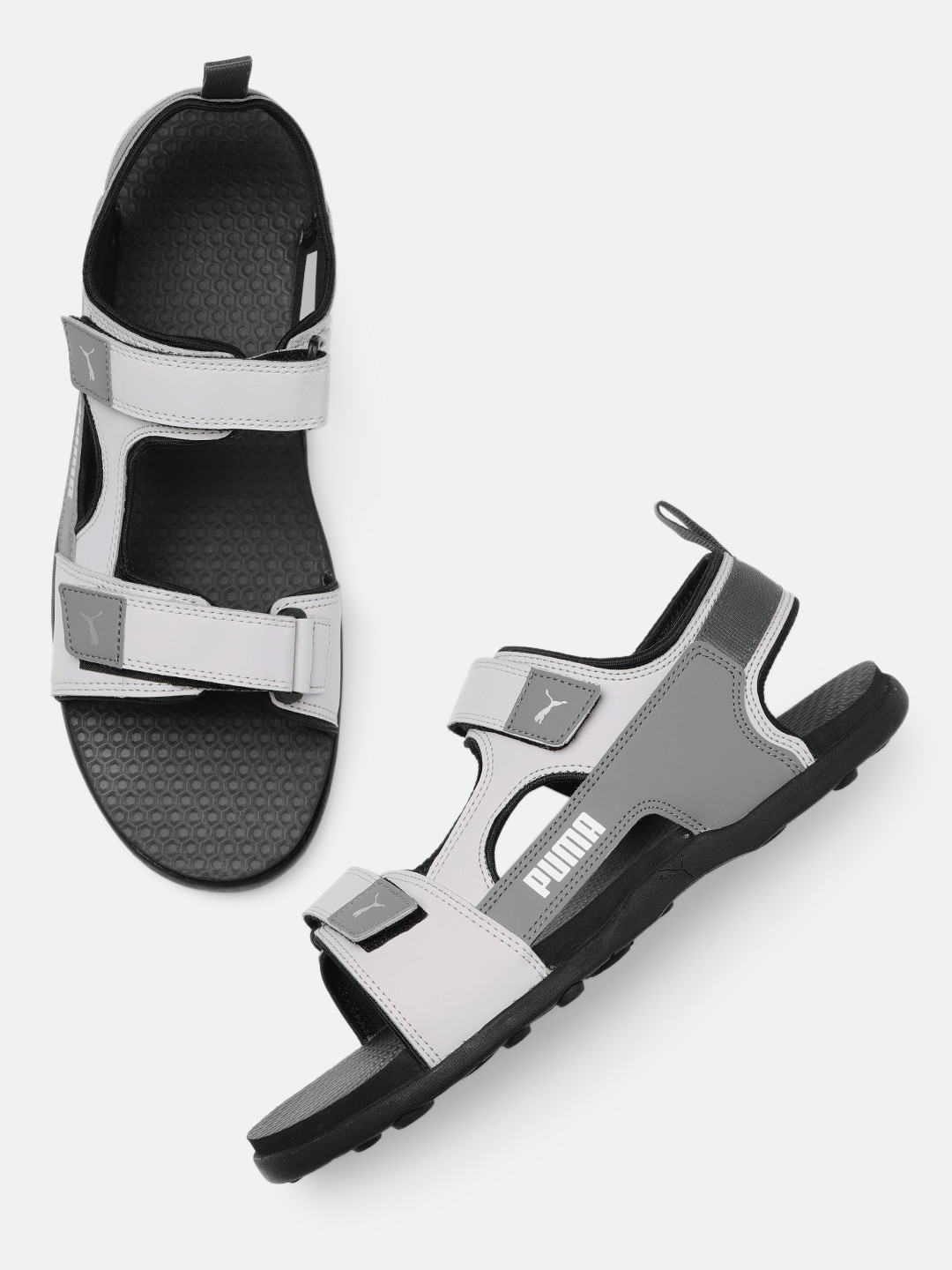 Buy Puma Men Grey Outstretch V2 Sports Sandals - Sandals for Men ...