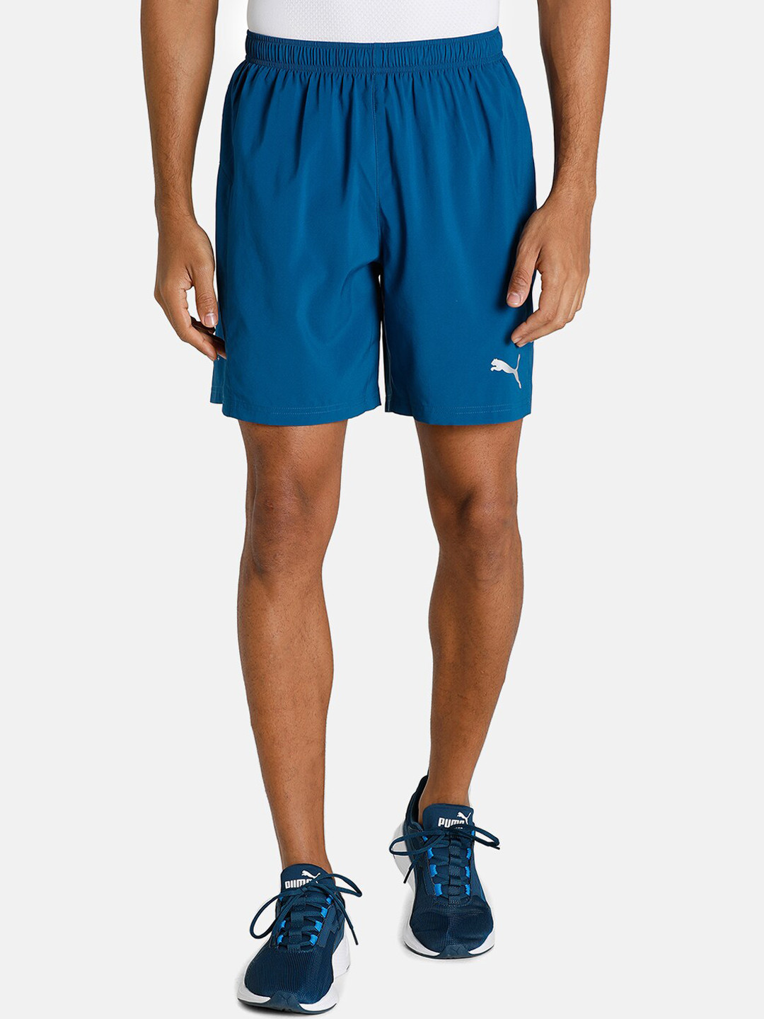 Buy Puma Men Blue Favourite Woven 7" Session Running Shorts - Shorts ...
