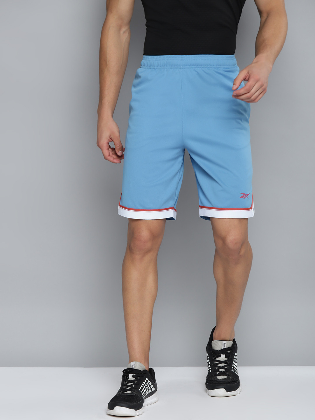 Buy Reebok Men Blue Knitted Sports Shorts - Shorts for Men 17018888 ...