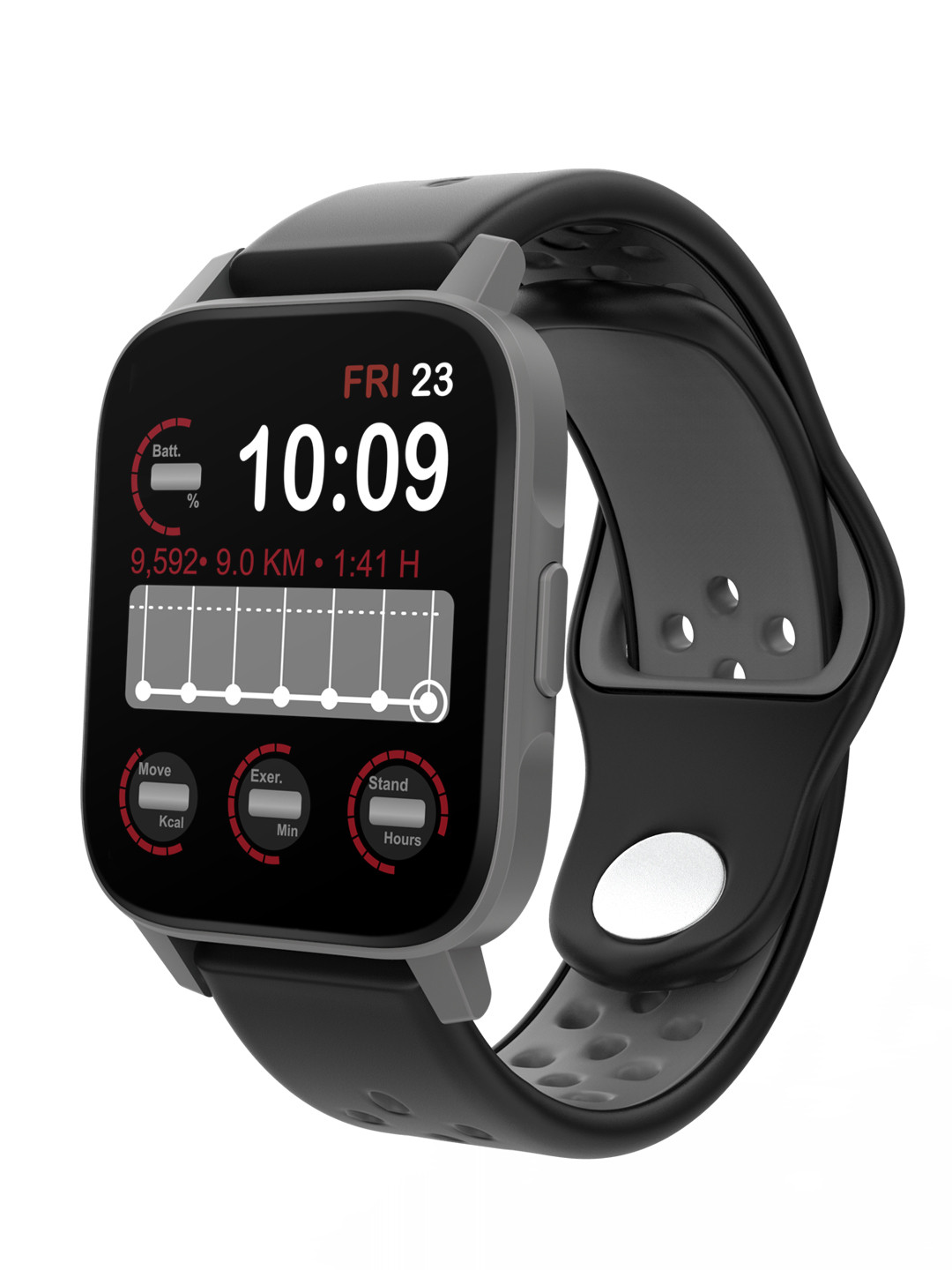 Buy TAGG Verve Lite Smartwatch Black - Smart Watches for Unisex ...