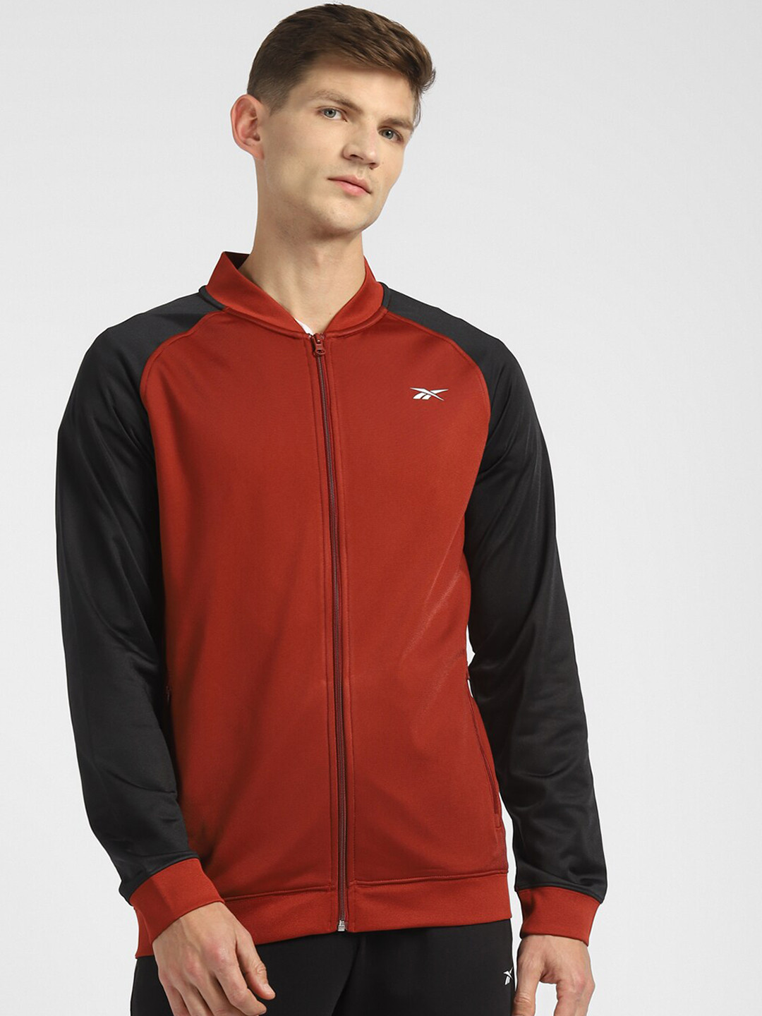 Buy Reebok Men Red Sporty Jacket - Jackets for Men 17022760 | Myntra