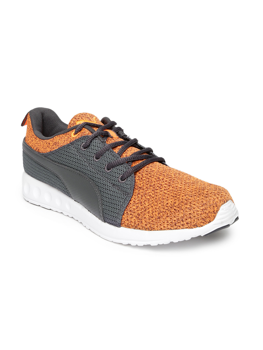 Buy Puma Men Orange & Grey Carson Ripstop Colourblocked Running Shoes ...
