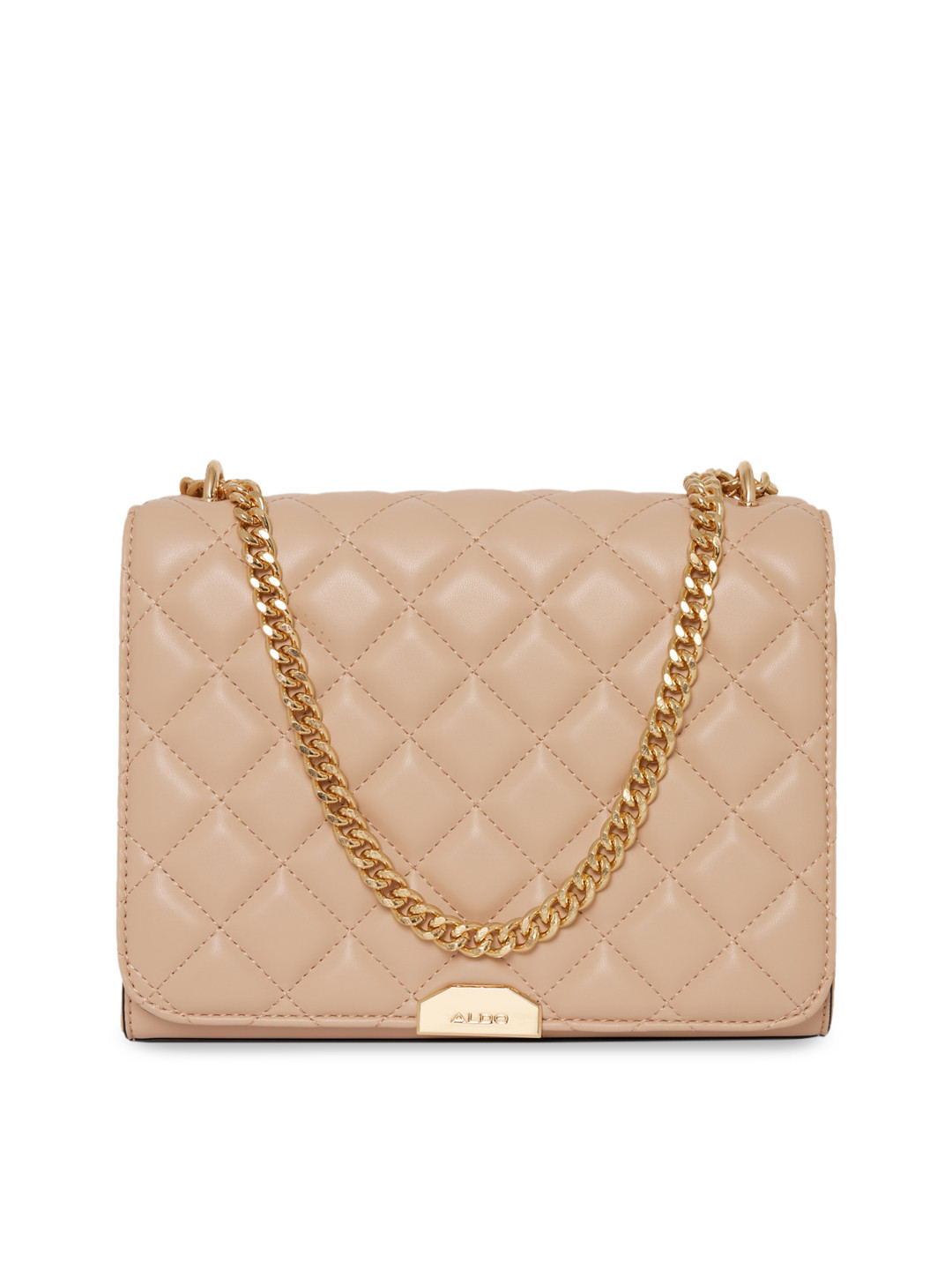 Buy ALDO Beige Structured Sling Bag - Handbags for Women 17043288 | Myntra