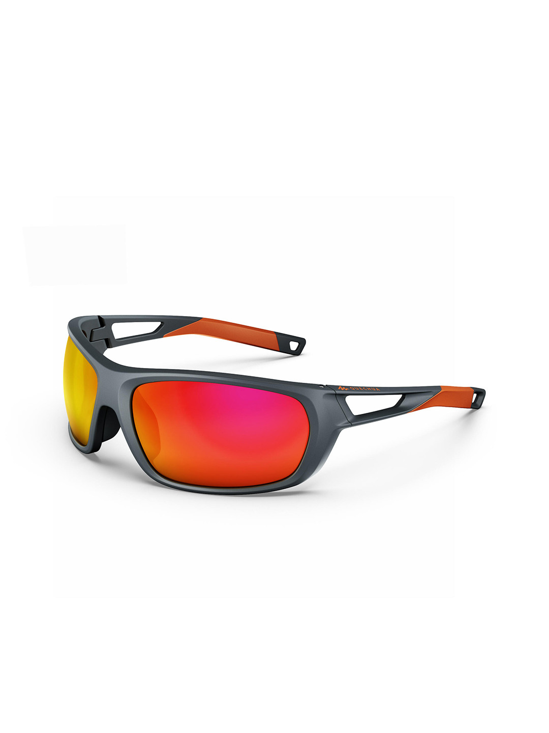 Buy Quechua By Decathlon Unisex Red & Orange Sports Sunglasses With UV ...
