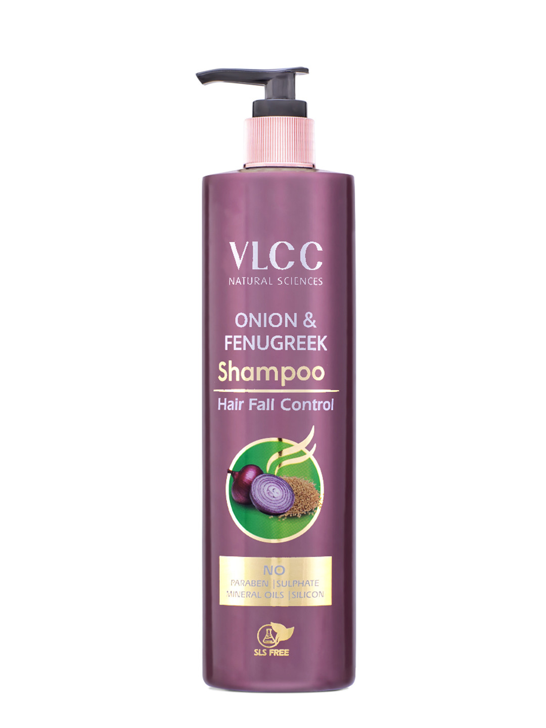 Buy VLCC Natural Sciences Onion & Fenugreek Hair Fall Control Shampoo ...