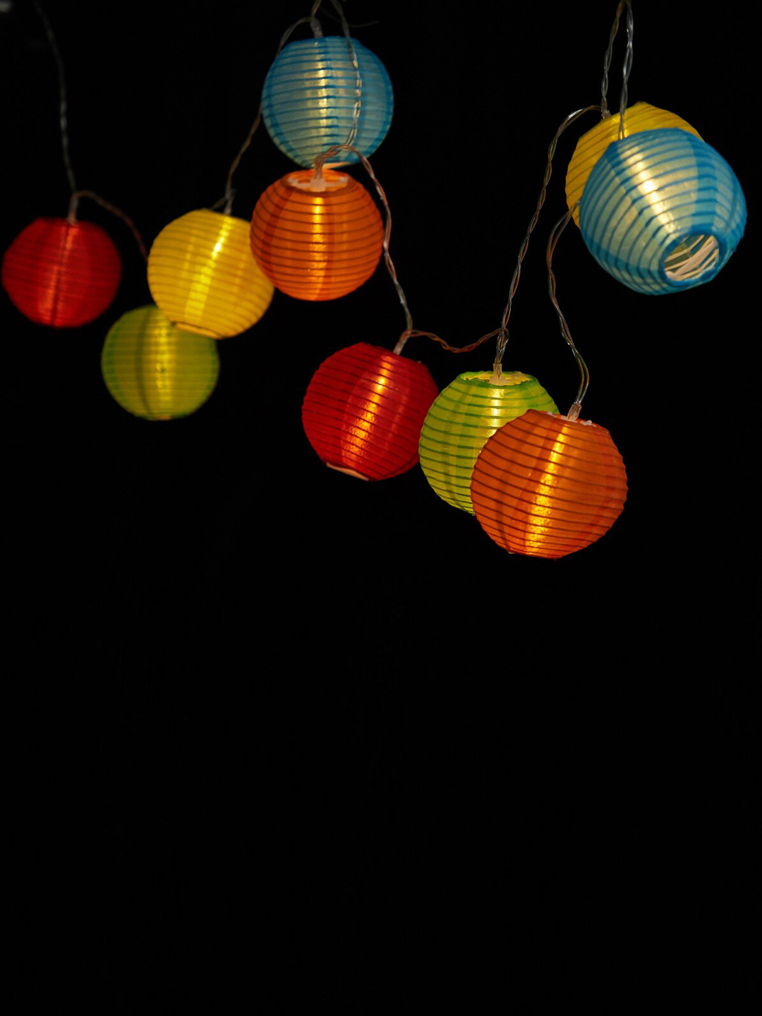Buy Home Centre Multicoloured LED Round String Light 10 Bulbs - String ...