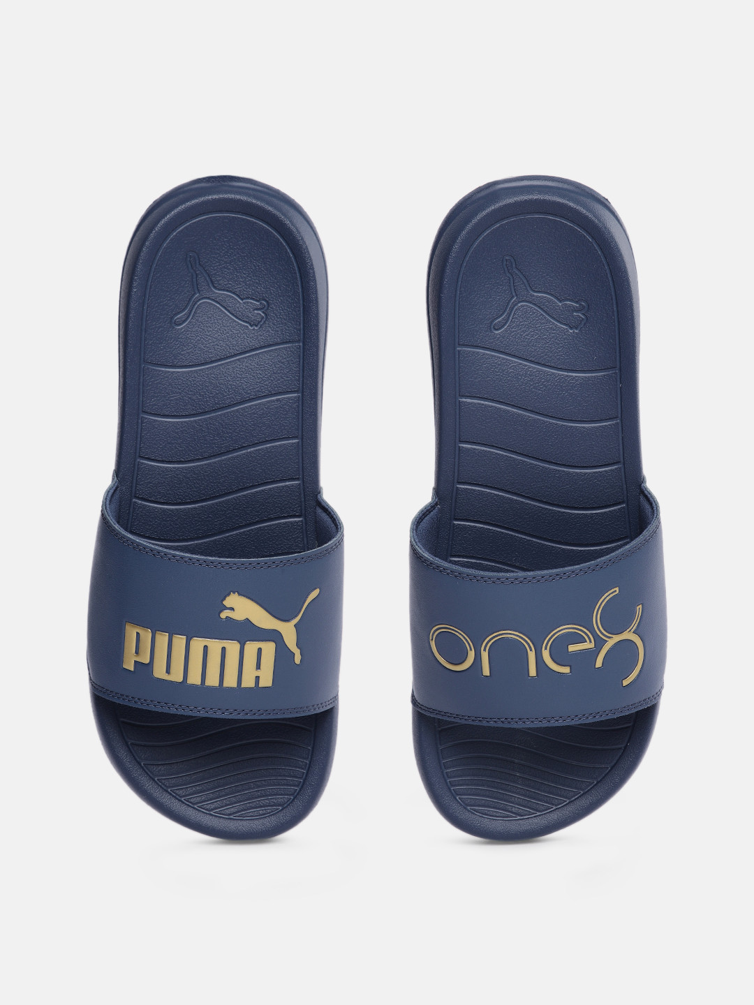 Buy PUMA X One8 Unisex Blue Popcat 20 Printed Sliders - Flip Flops for ...