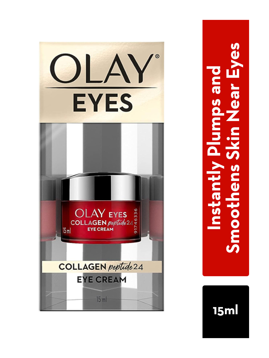 Buy Olay Collagen Peptide Eye Cream For Smooth & Plump Under Eyes With ...