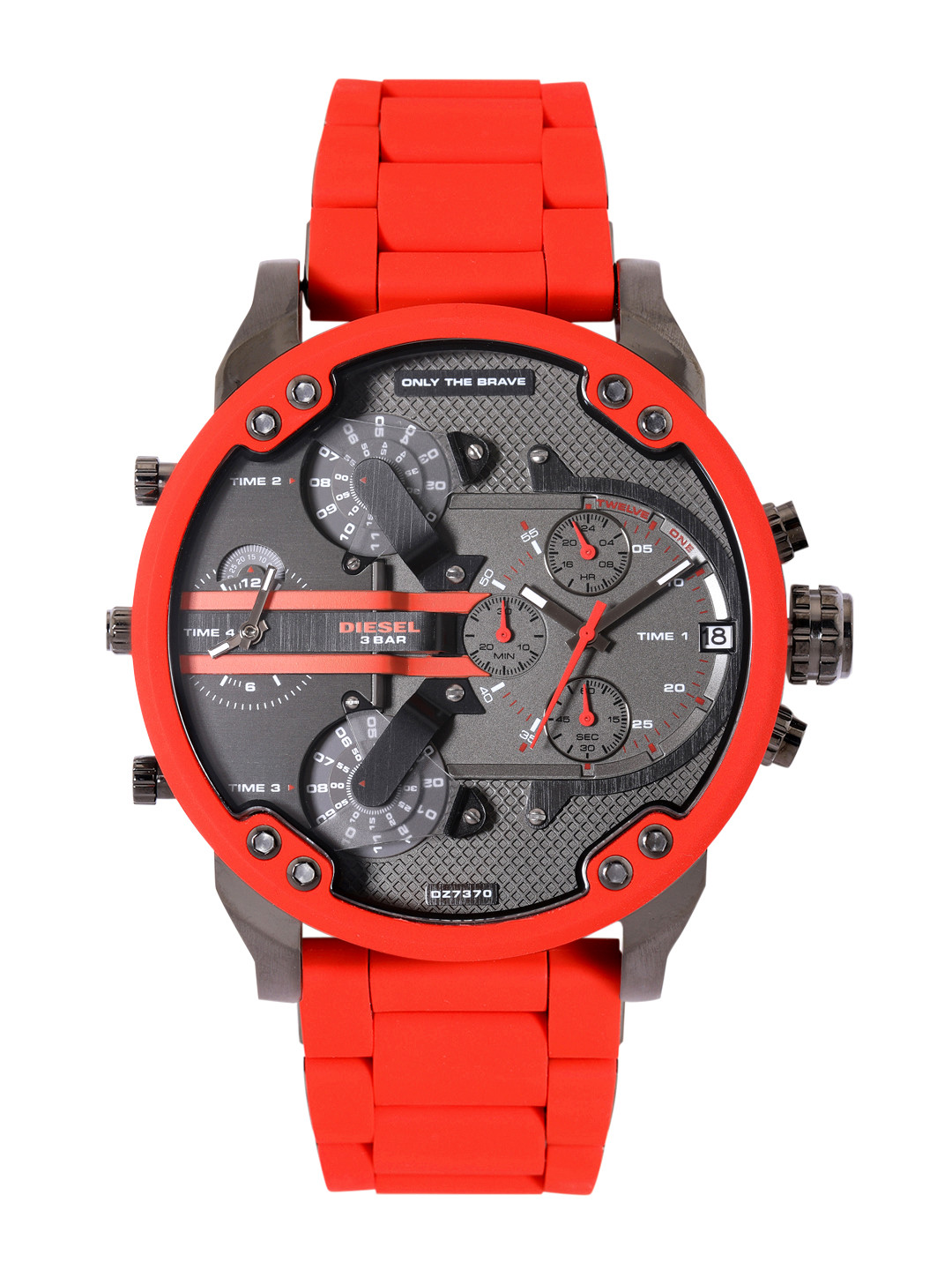 Buy DIESEL Men The Daddies Series Multiple Time Zone Analogue ...