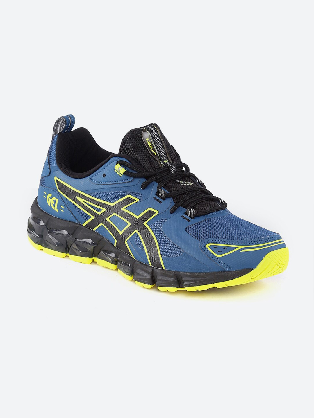 Buy ASICS Men Blue & Black GEL QUANTUM 180 Running Shoes - Sports Shoes ...