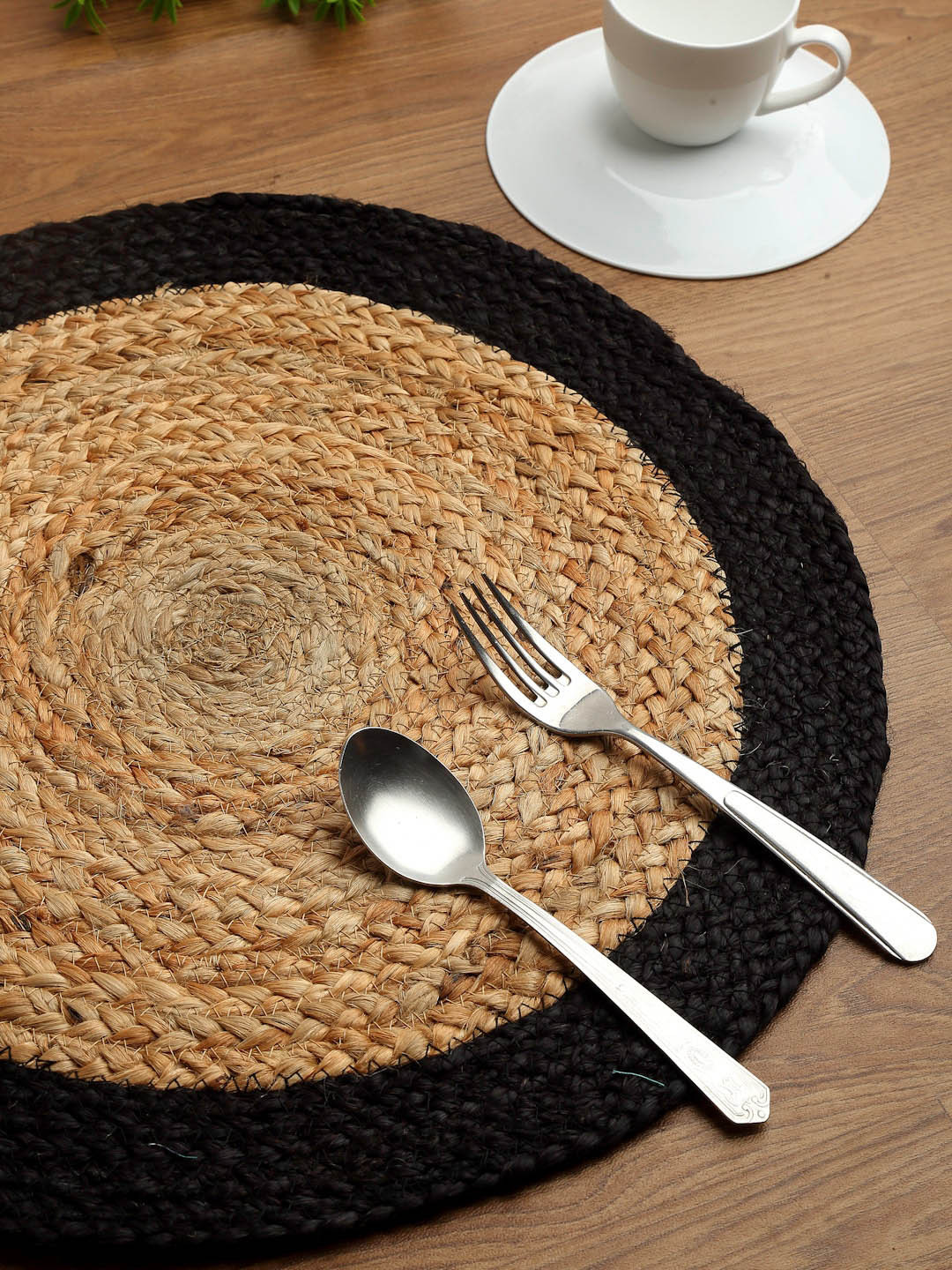 Buy HOSTA HOMES Set Of 6 Brown Reversible Table Placements - Table ...