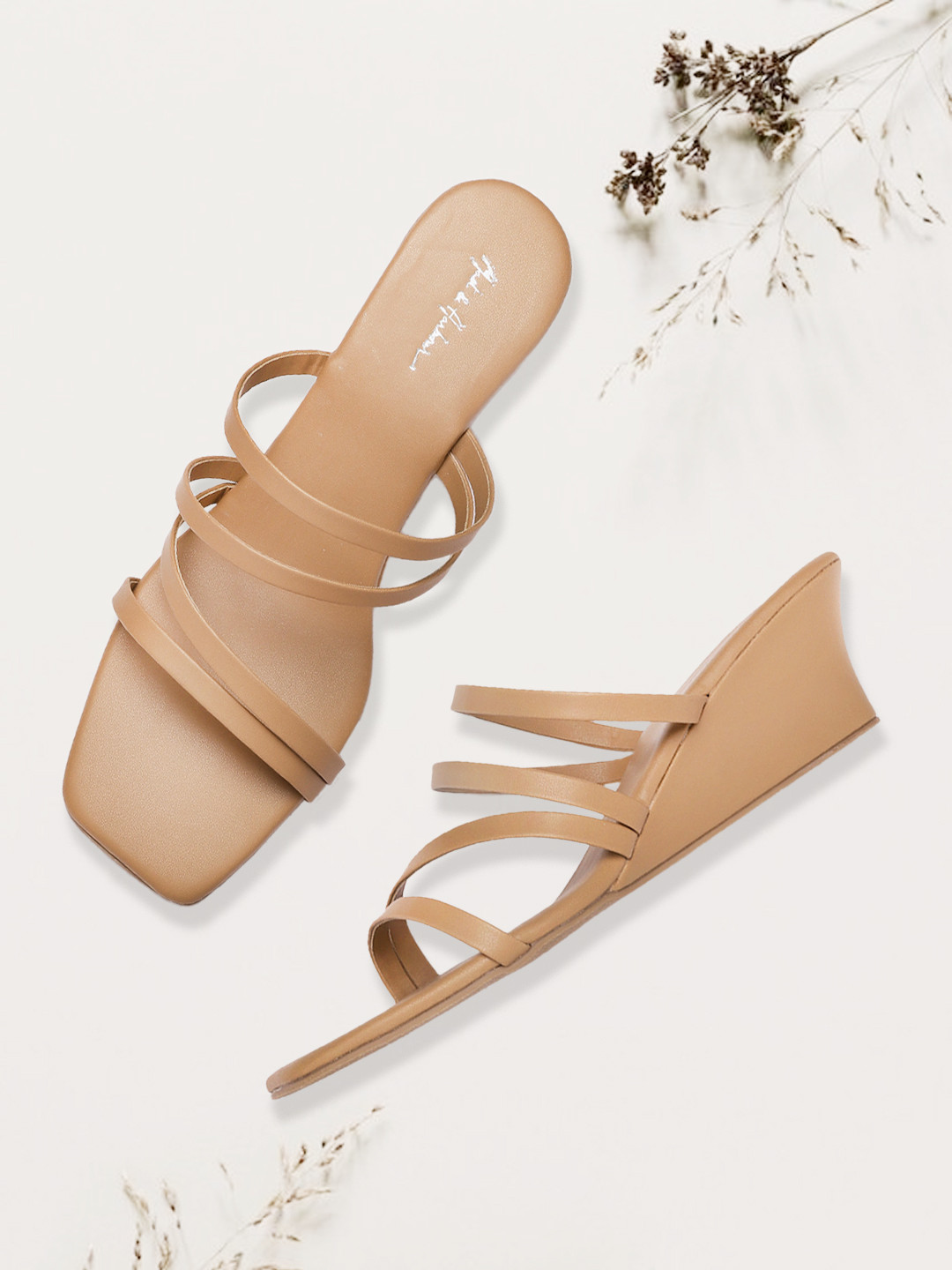 Buy Mast & Harbour Camel Brown Wedges - Heels for Women 17094114 | Myntra