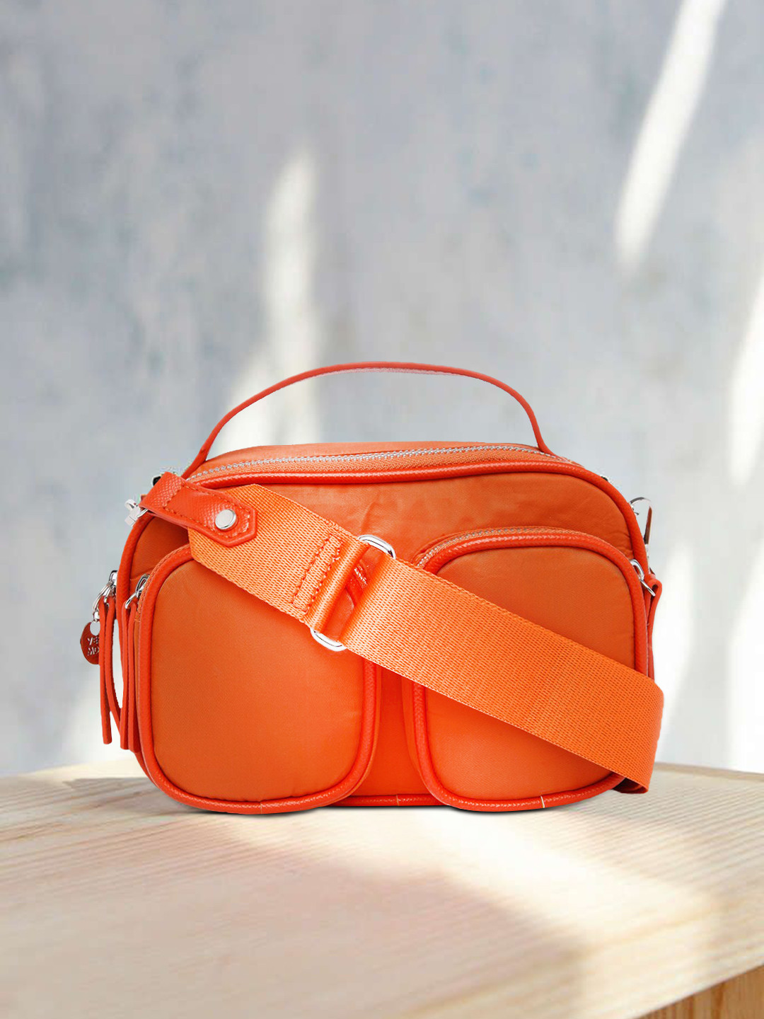 Buy Vero Moda Orange Structured Sling Bag - Handbags for Women 17100062 ...