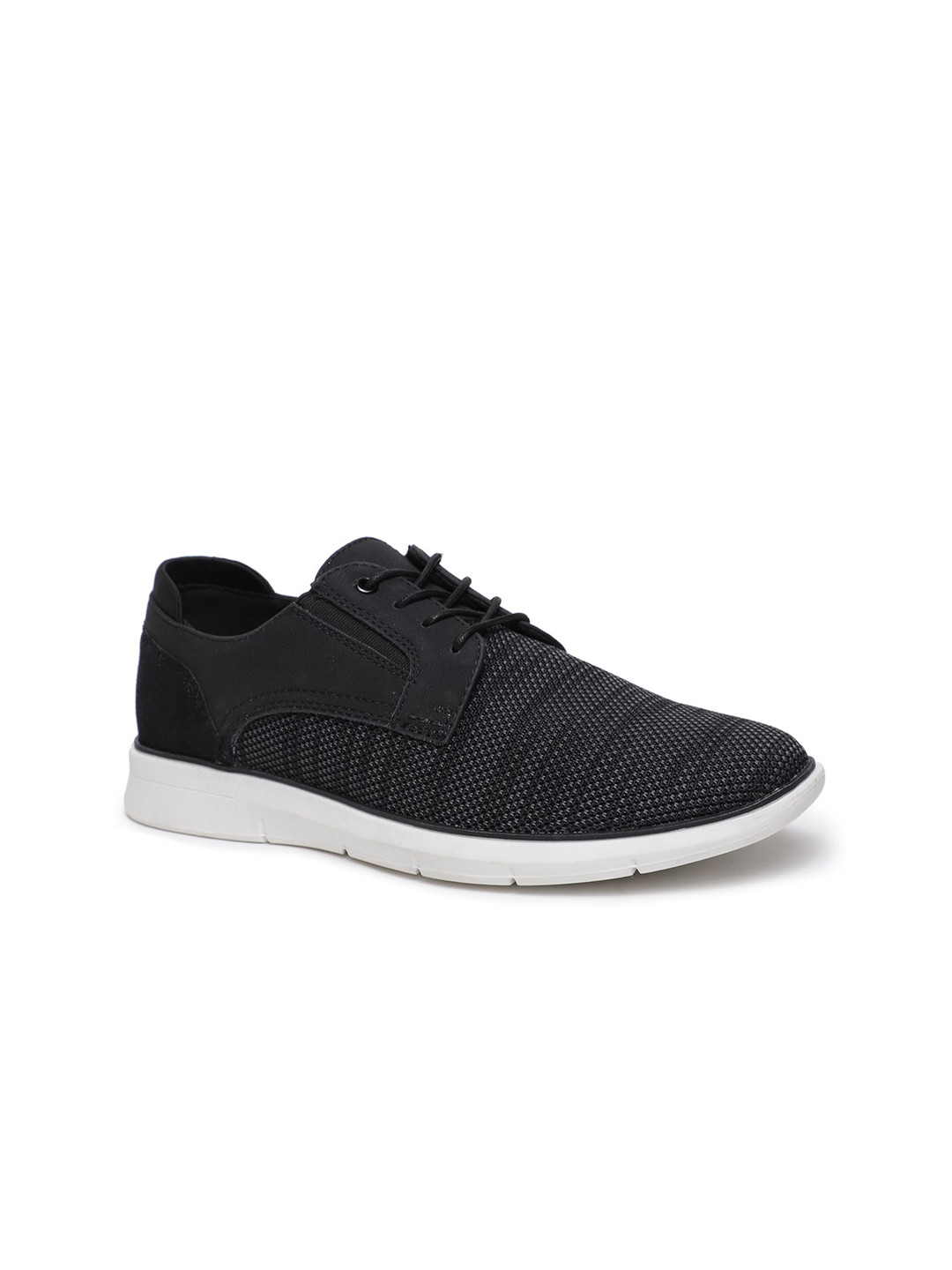 Buy Call It Spring Men Black Woven Design Sneakers - Casual Shoes for ...