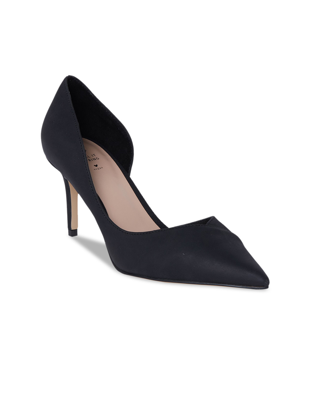 Buy Call It Spring Black Stiletto Pumps - Heels for Women 17121036 | Myntra