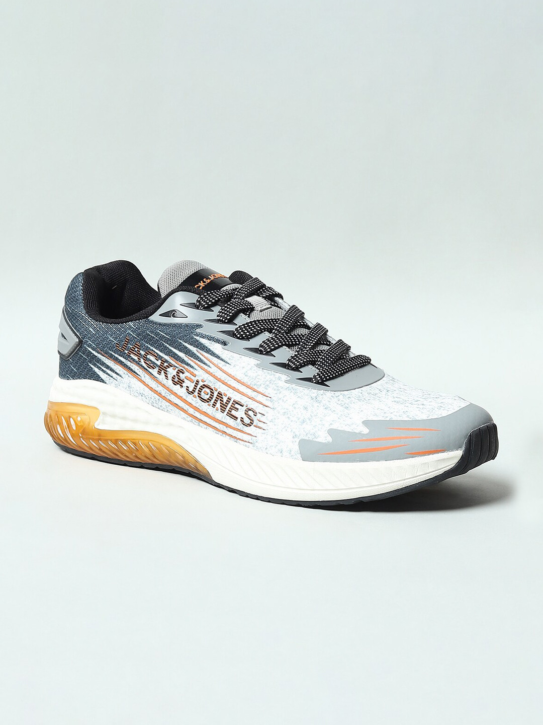 Buy Jack & Jones Men Grey Printed Sneakers - Casual Shoes for Men ...