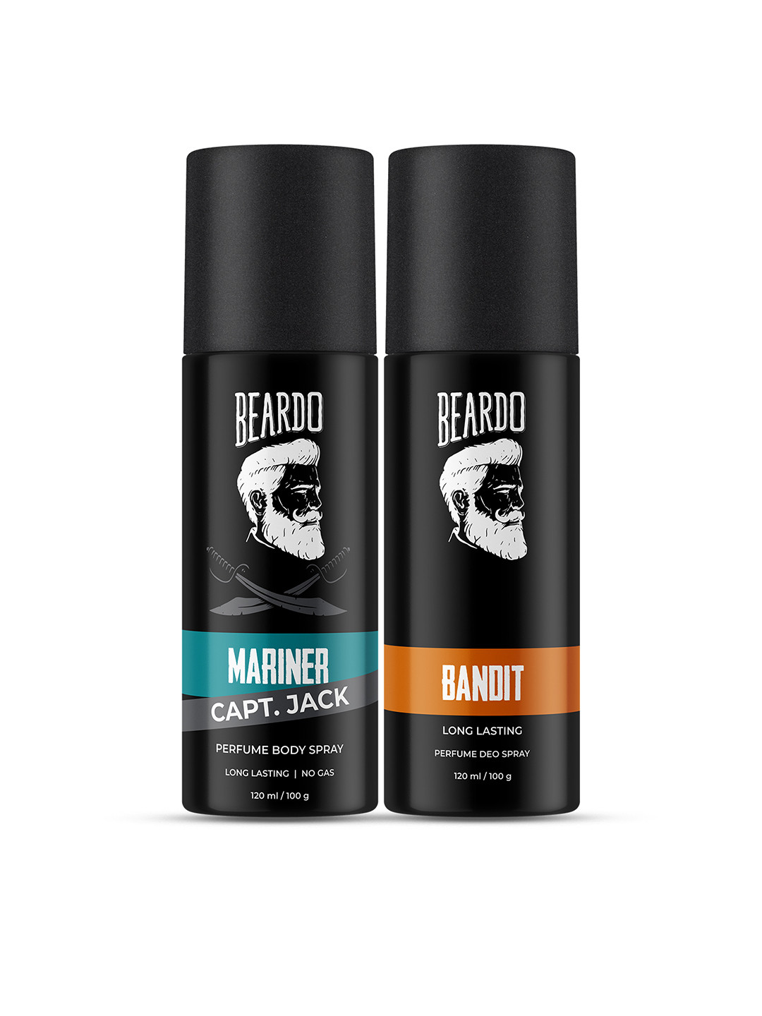 Buy BEARDO Set Of 2 Long Lasting Perfume Body Spray 120 Ml(100 G) Each ...