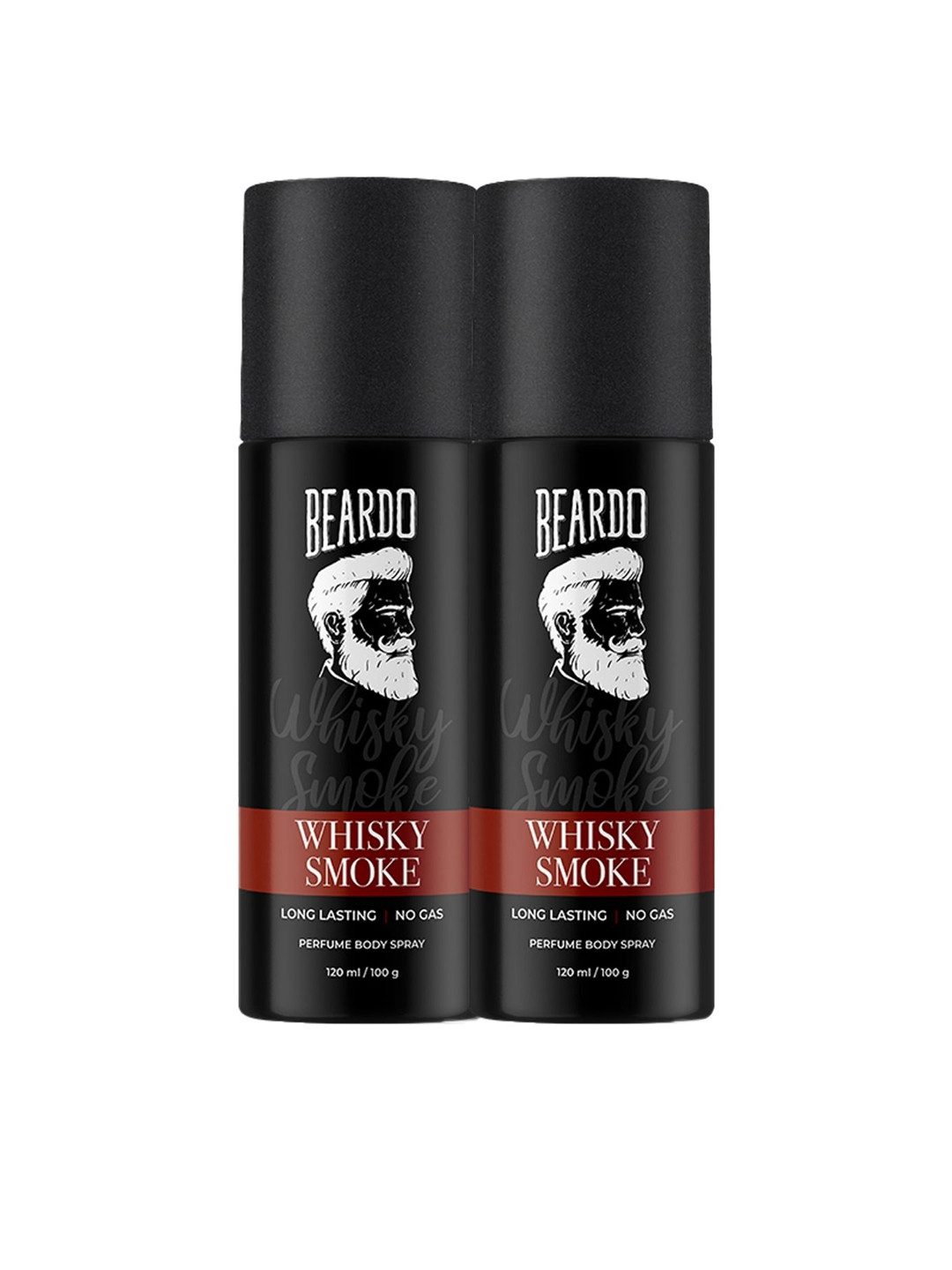 Buy Beardo Set Of 2 Whisky Smoke Long Lasting Perfume Body Spray 120 Ml ...