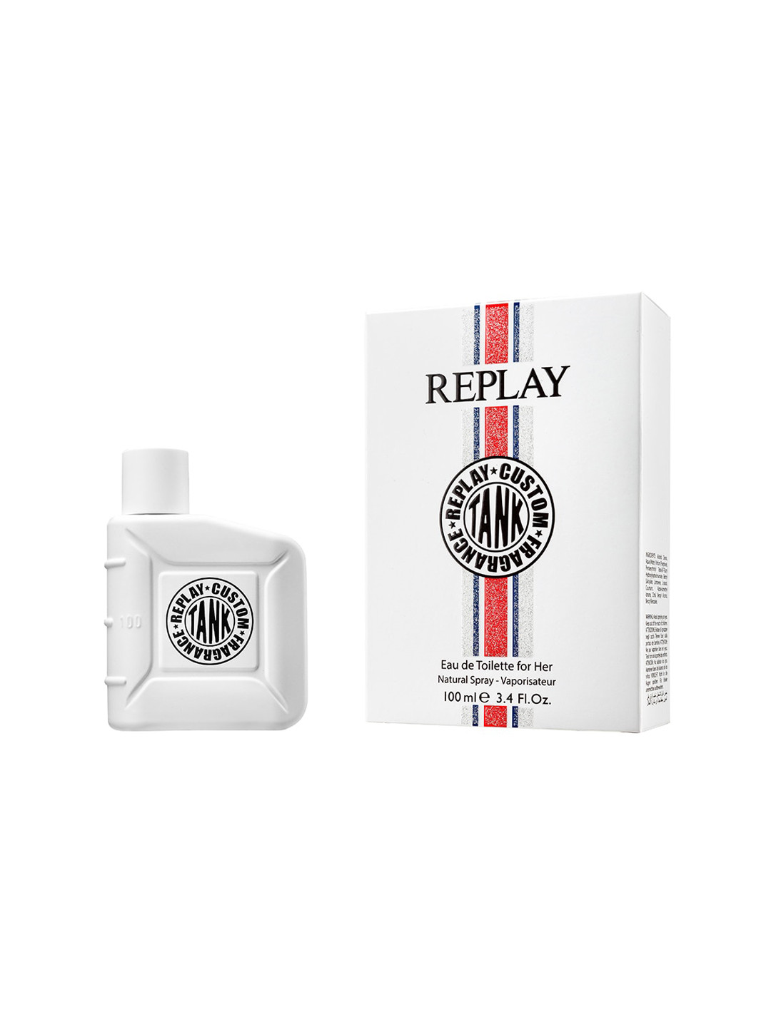 Buy Replay Women Tank Custom Eau De Toilette 100 Ml - Perfume for Women ...