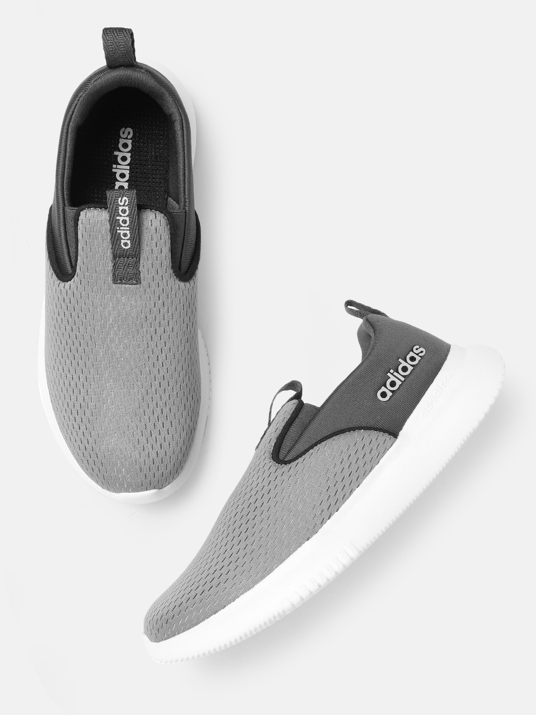 Buy ADIDAS Men Grey Woven Design Flodean Walking Shoes - Sports Shoes ...