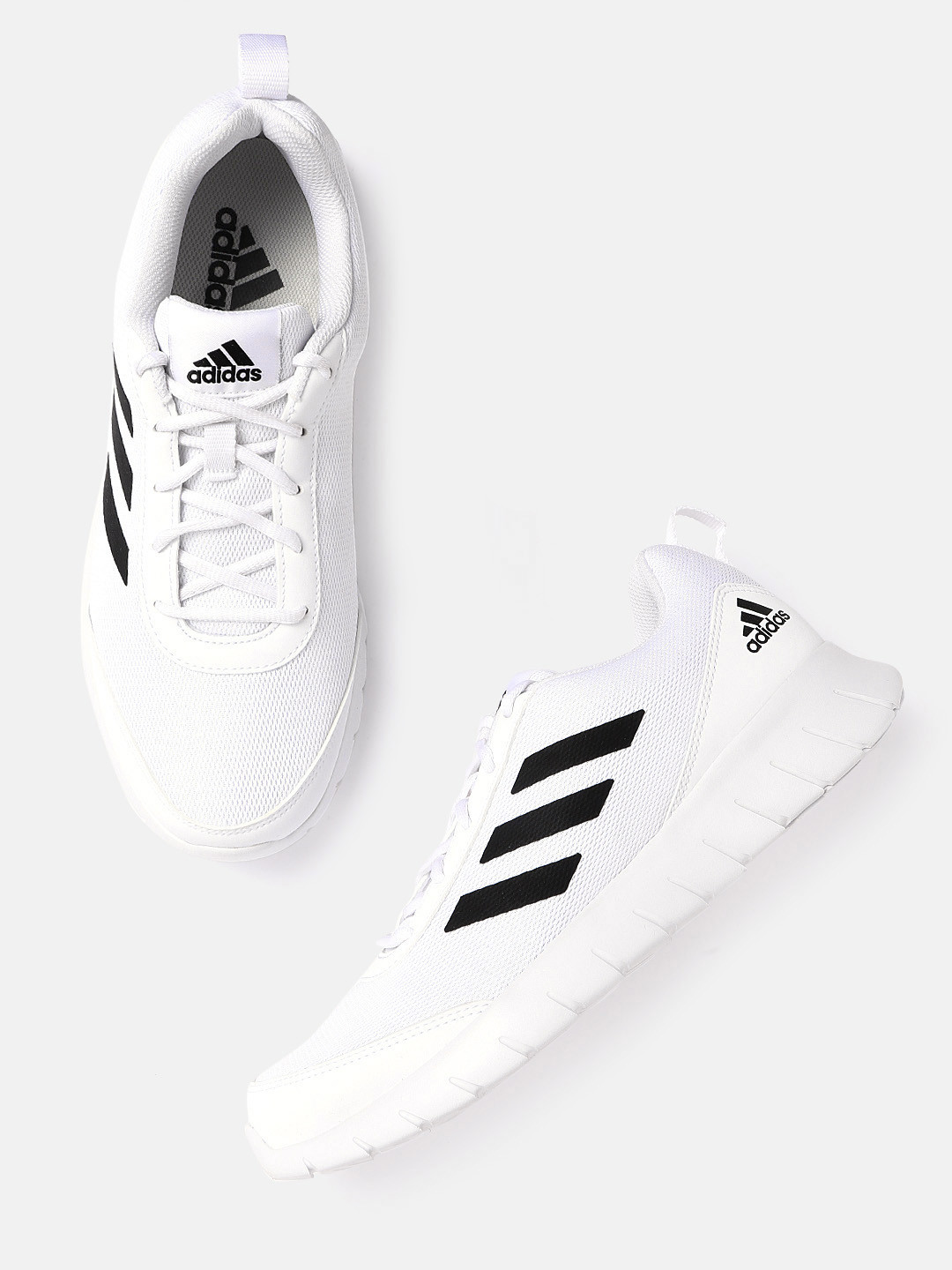 Buy ADIDAS Men Off White Woven Design Adiscend Running Shoes - Sports ...
