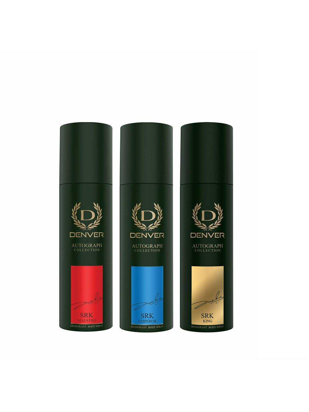 Buy Denver Men Autograph Collection Combo SRK King, SRK Emperor & SRK ...