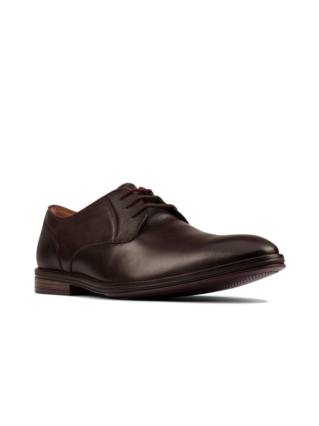 Buy Clarks Men Brown Solid Formal Derbys - Formal Shoes for Men ...