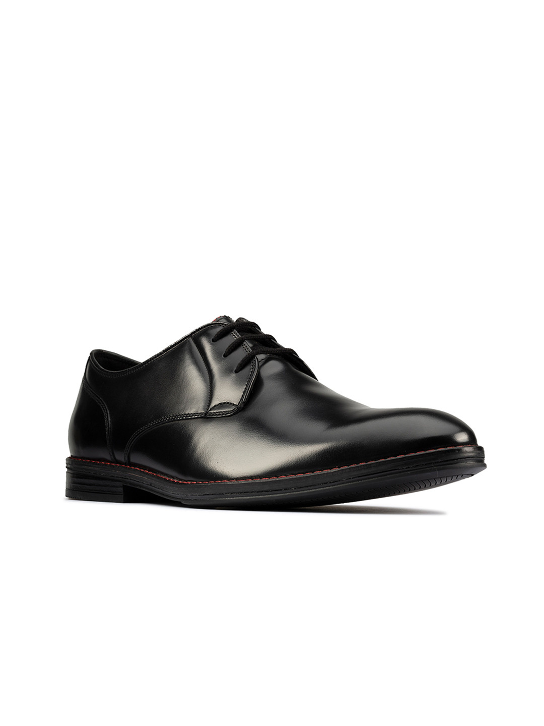 Buy Clarks Men Black Solid Leather Formal Derbys - Formal Shoes for Men ...