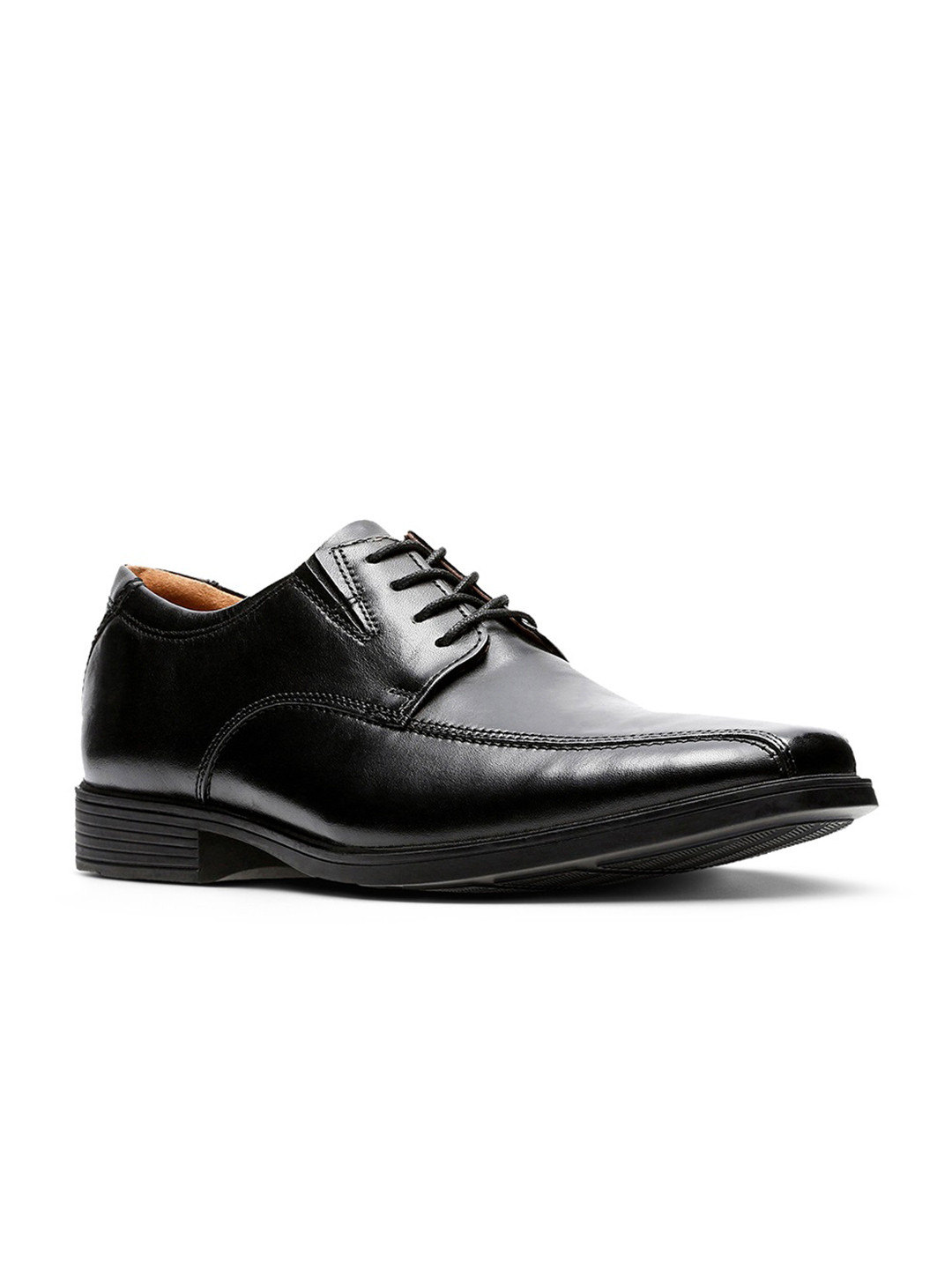 Buy Clarks Men Black Solid Leather Formal Derbys - Formal Shoes for Men ...