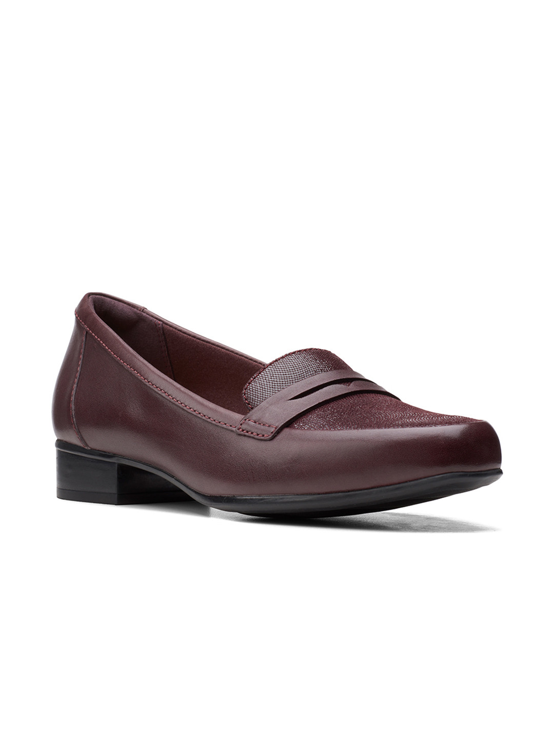 Buy Clarks Red Leather Block Pumps - Heels for Women 17153592 | Myntra