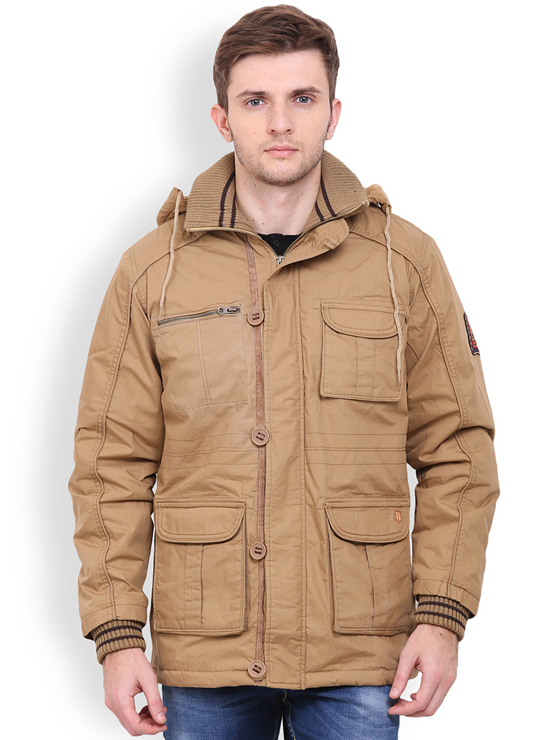 Buy Duke Brown Linen Jacket - Jackets for Men 1715466 | Myntra
