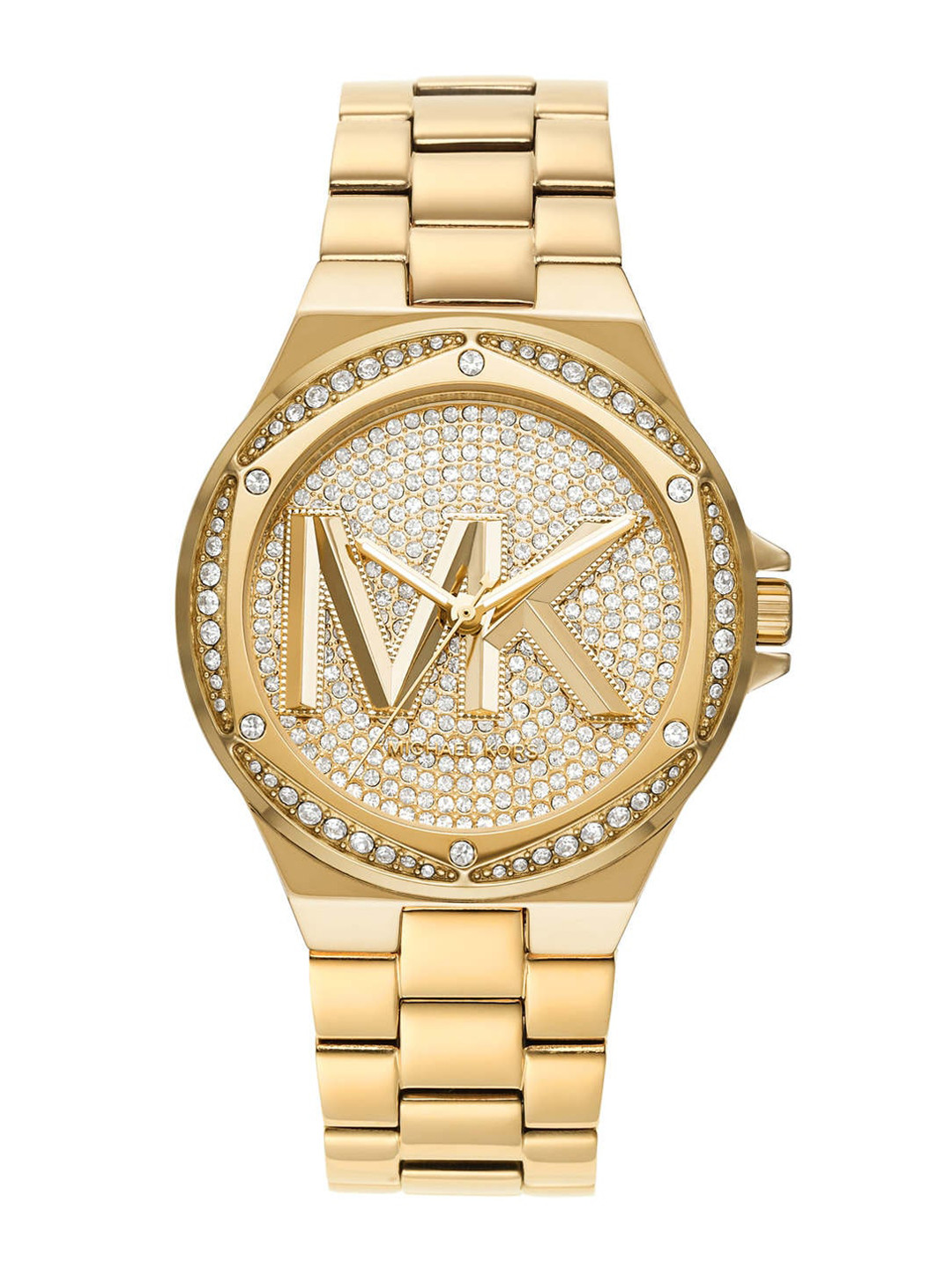 Buy Michael Kors Women Gold Toned Stainless Steel Bracelet Style Straps ...