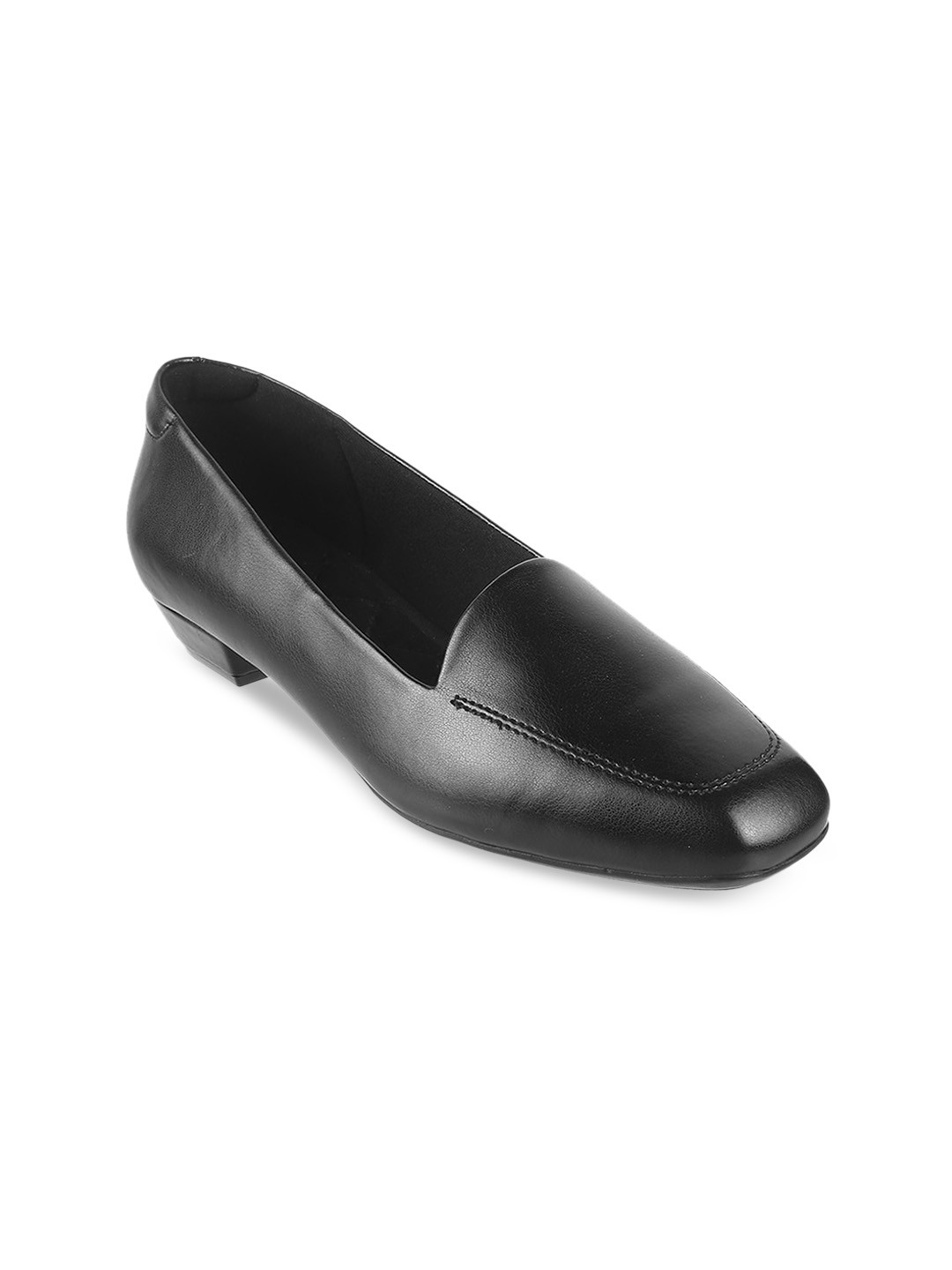 Buy Metro Black Work Block Pumps - Heels for Women 17170646 | Myntra