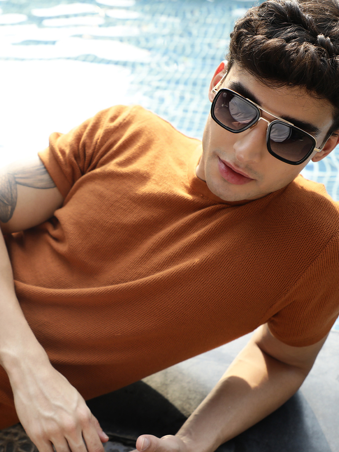 Buy RARE RABBIT Men Conical 2 Pure Cotton Slim Fit Round Neck T Shirt ...