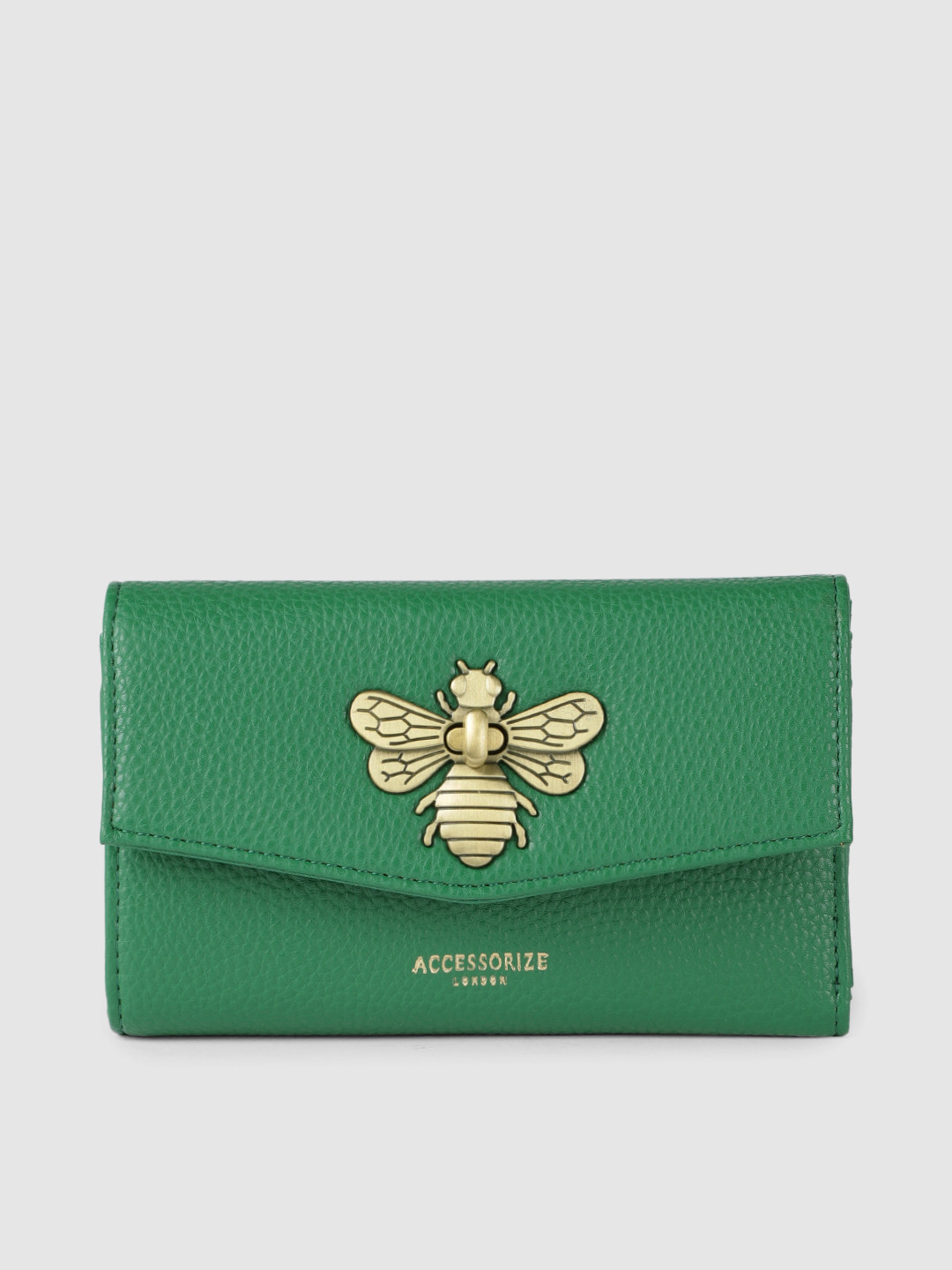 Buy Accessorize Women Green Embellished Three Fold Wallet - Wallets for ...