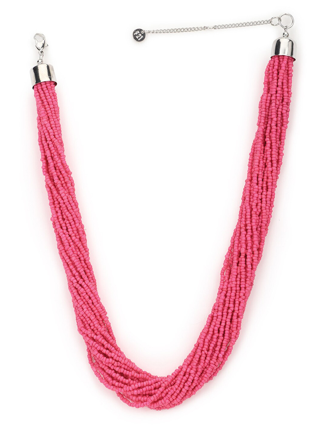 Buy FOREVER 21 Pink Layered Chain - Necklace And Chains for Women ...