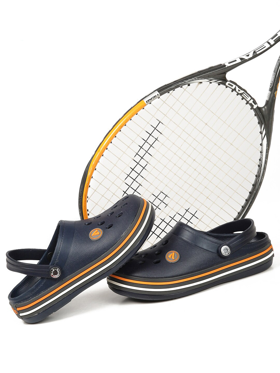 Buy Aqualite Men Navy Blue Clogs - Sandals for Men 17195144 | Myntra