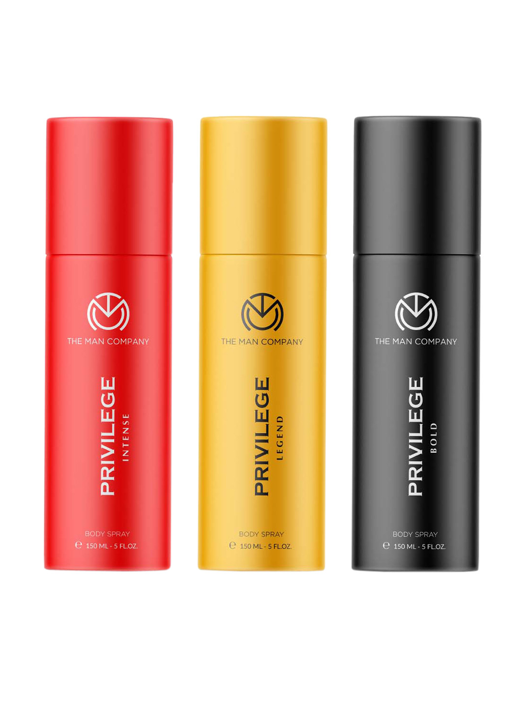 Buy THE MAN COMPANY Men Set Of 3 Privilege Body Sprays 150 Ml Each ...