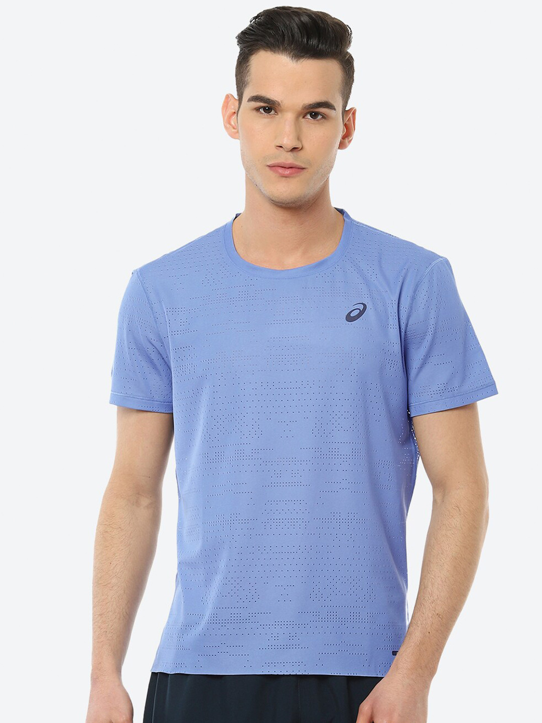 Buy ASICS Men Blue Ventilate Actibreeze Ss Running T Shirt - Tshirts ...