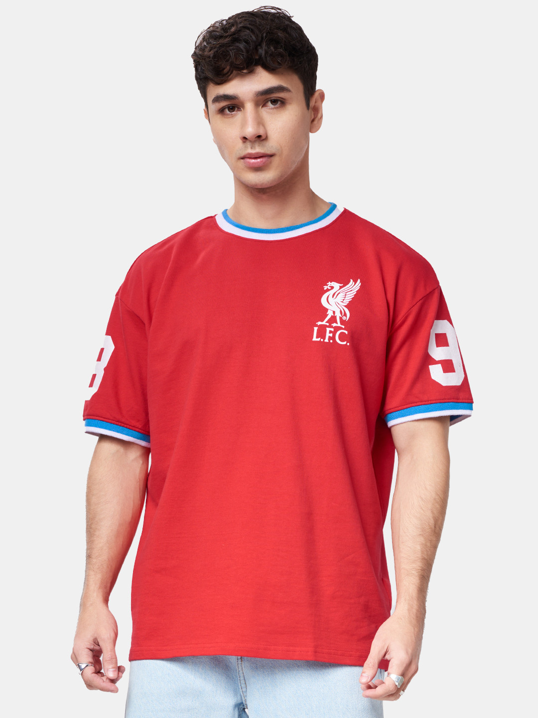 Buy The Souled Store Men Red & White Cotton Liverpool FC 1892 Printed ...