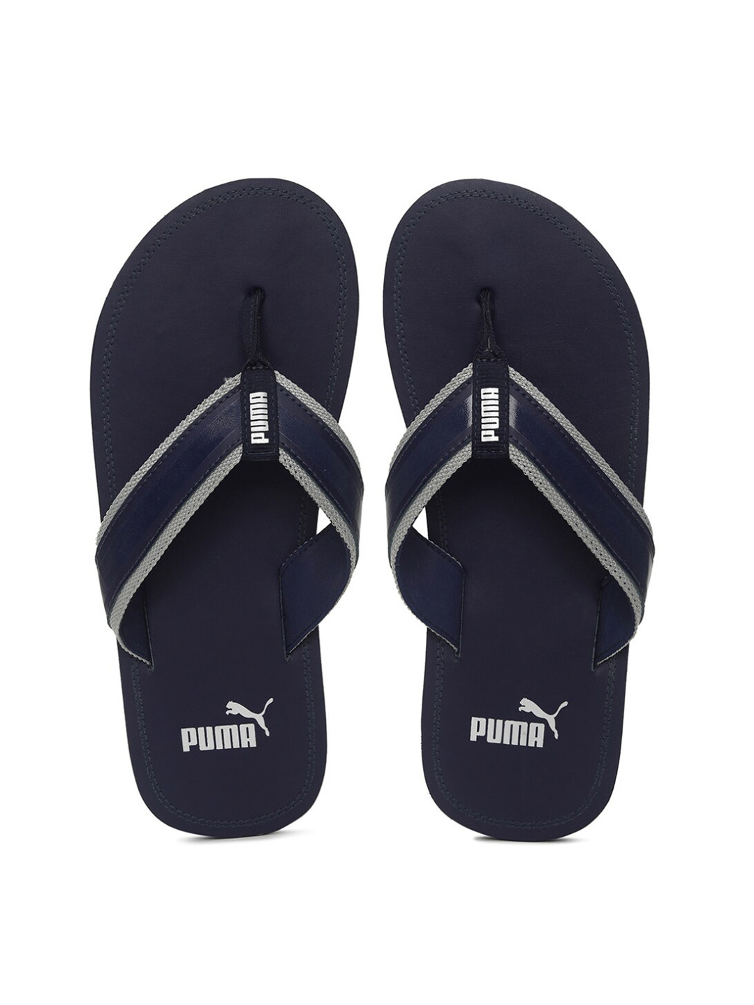 Buy Puma Men Blue & Grey Thong Flip Flops - Flip Flops for Men 17215026 ...