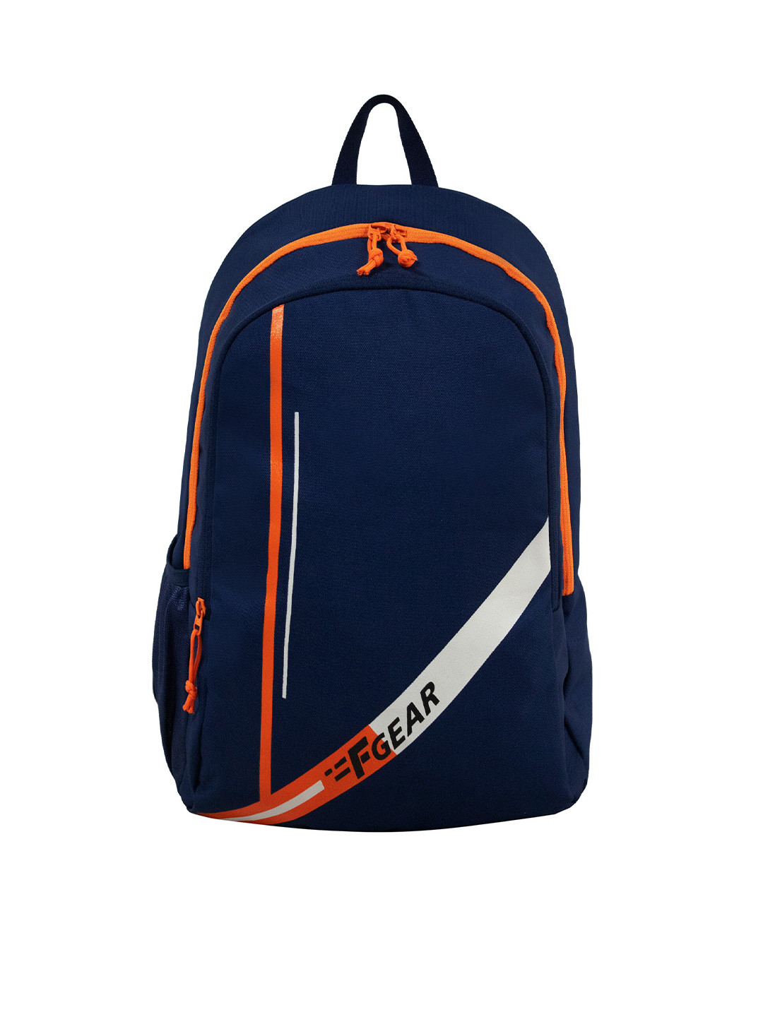 Buy F Gear Kids Navy Blue & Orange Printed Backpack - Backpacks for ...