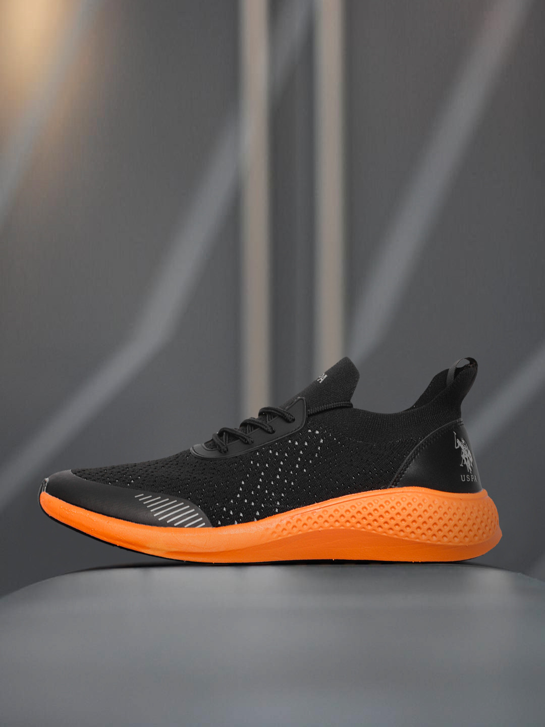 Buy U S Polo Assn Men Black CASTRO Walking Shoes - Sports Shoes for Men ...